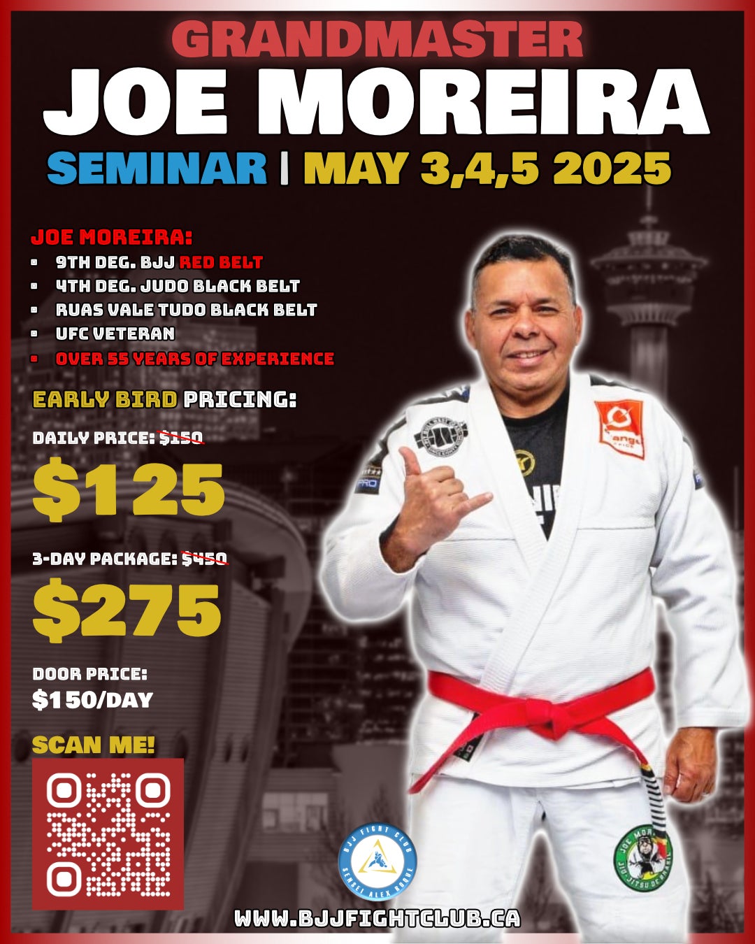 Seminar : Grand Master Joe Moreira | BJJFC